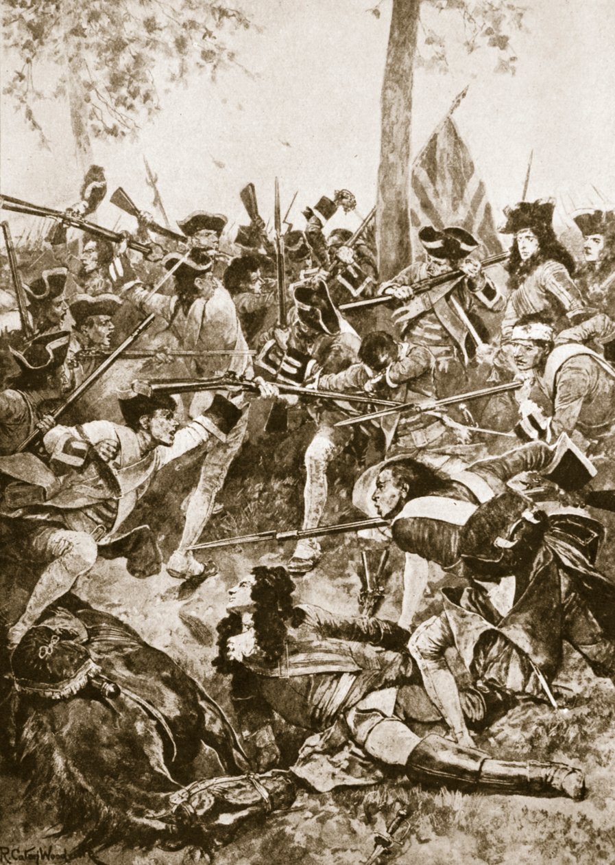 Battle of Ramillies, May 23rd 1706: The Attack by the Irish Regiment
