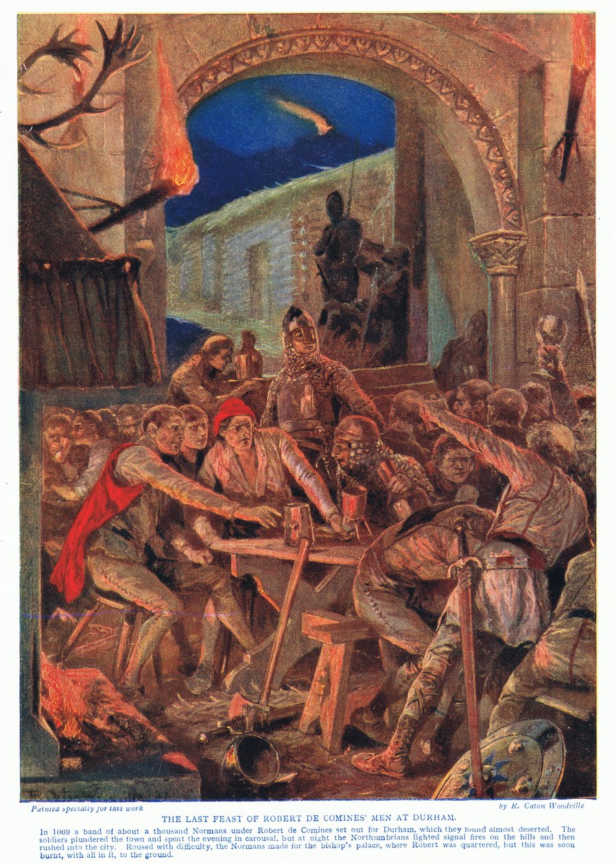 The last feast of Robert de Comines AD1069