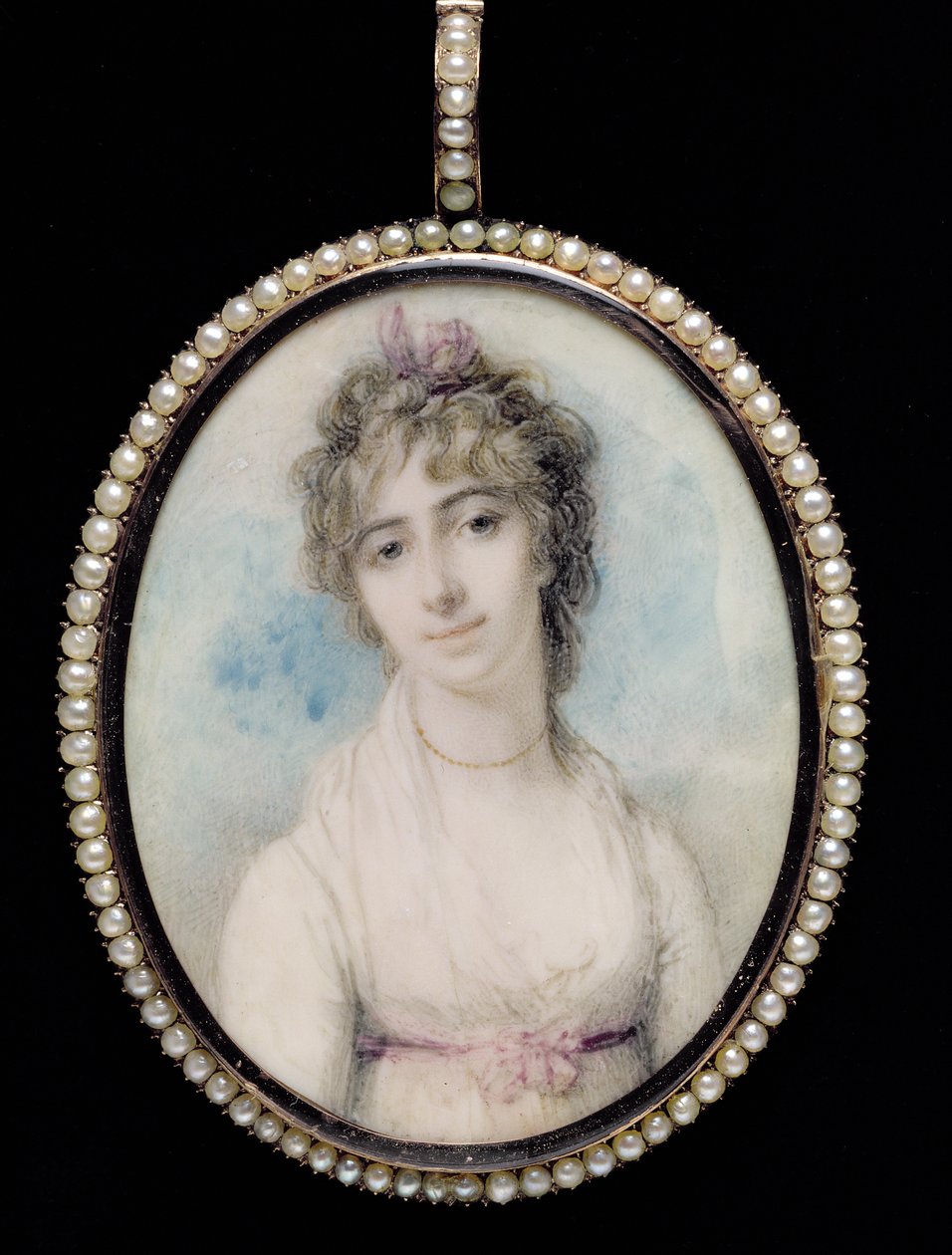 Portrait miniature of Mrs Arbuthnot, first wife of Charles Arbuthnot, 1796