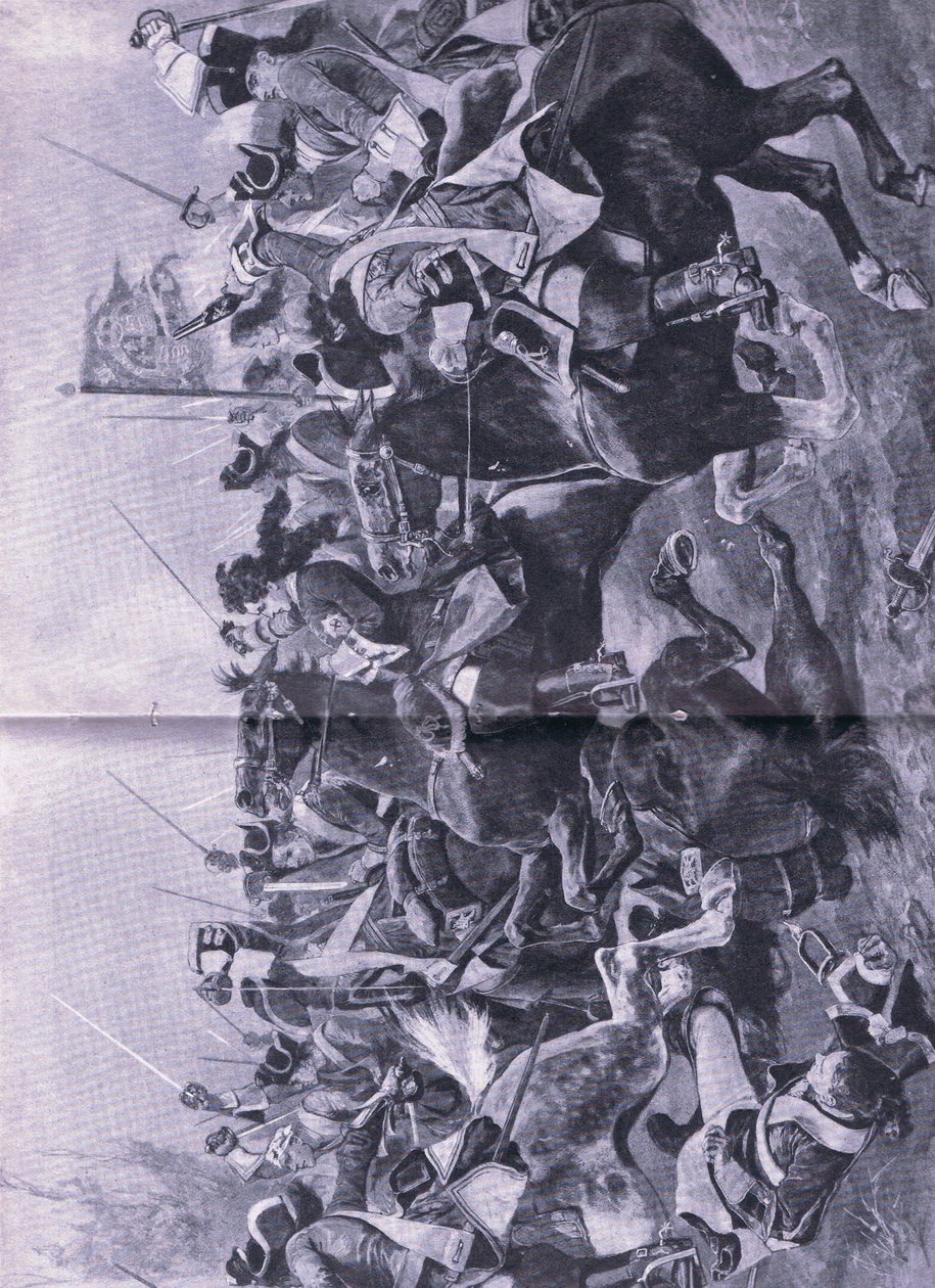 The cavalry conflict at the Battle of Ramilles, 3rd May 1706