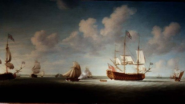Marine Painting by Richard Paton: Premium art reproduction