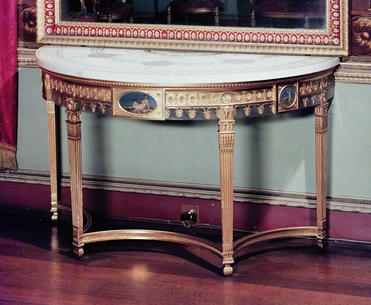 Side-table by Robert Adam by Robert Adam: Fine art print