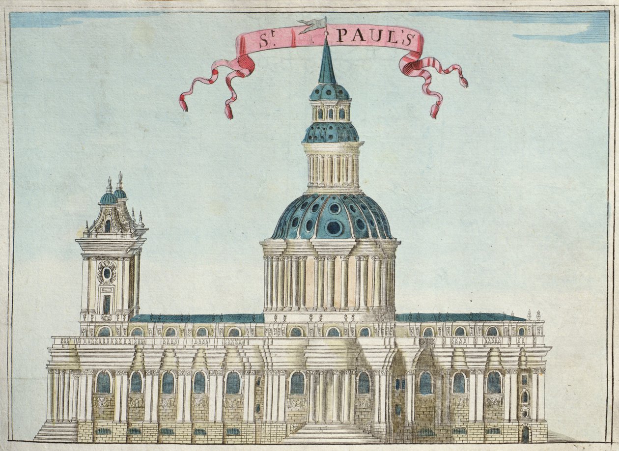 St. Paul's Cathedral, from 'A Book of the Prospects of the Remarkable ...