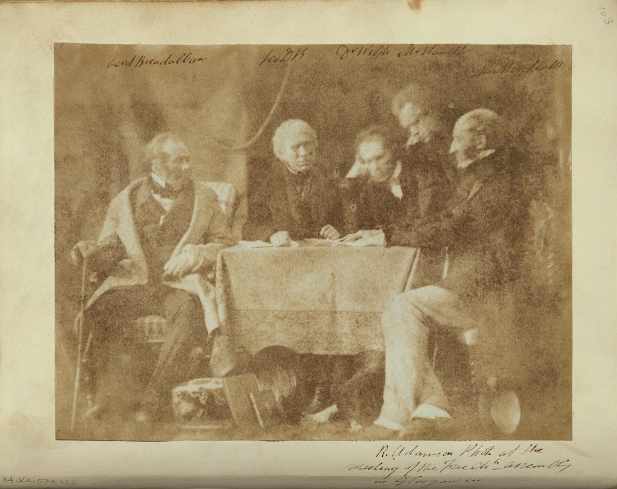 Free Church Committee by Robert Adamson: Fine art print