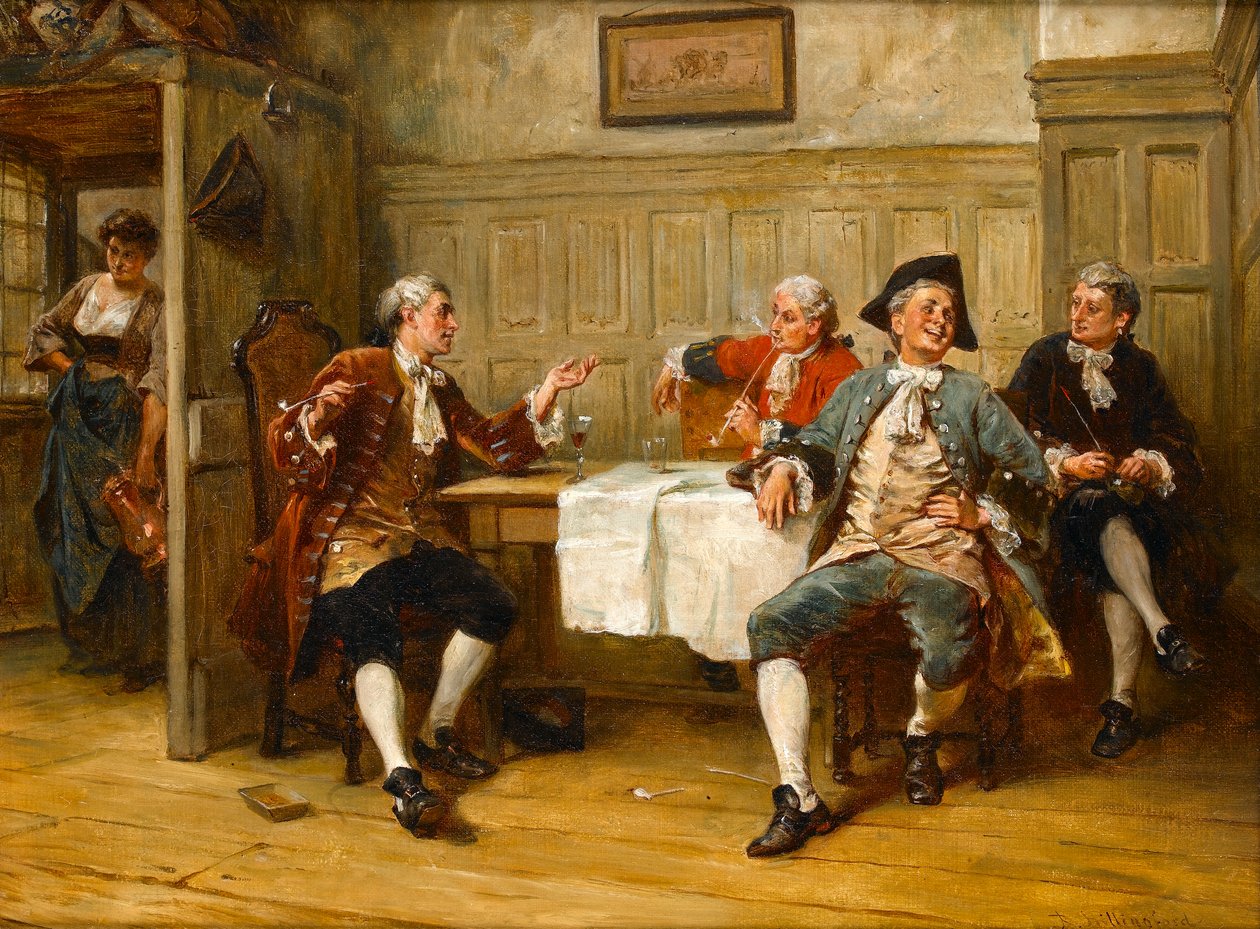 A Joke between Friends by Robert Alexander Hillingford