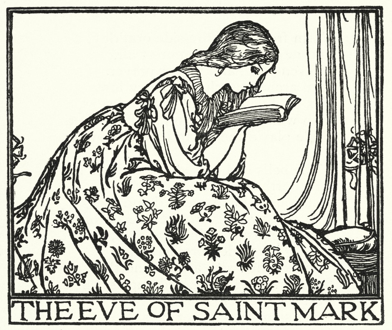Illustration for Poems by John Keats: The Eve of St Mark