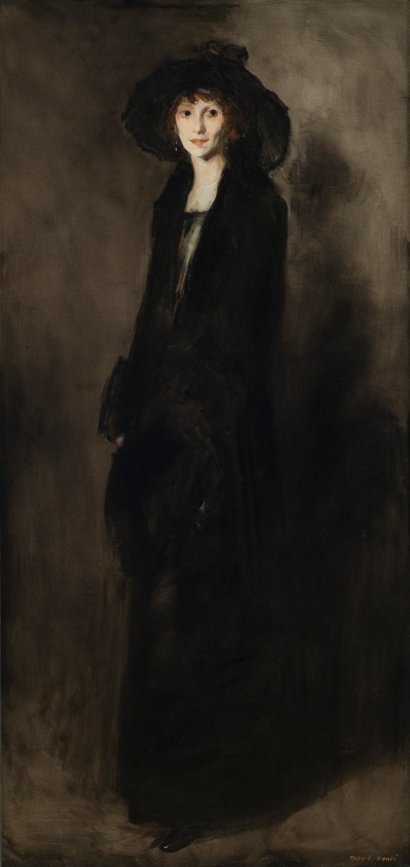 Lady in Black Velvet (Portrait of Eulabee Dix Becker) 1911