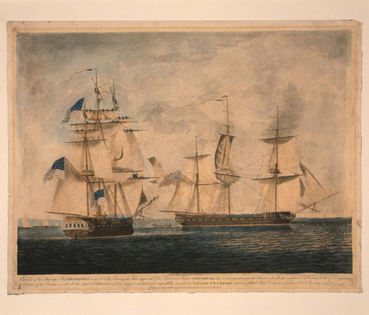 HMS Shannon Captures USS Chesapeake, 1 June 1813