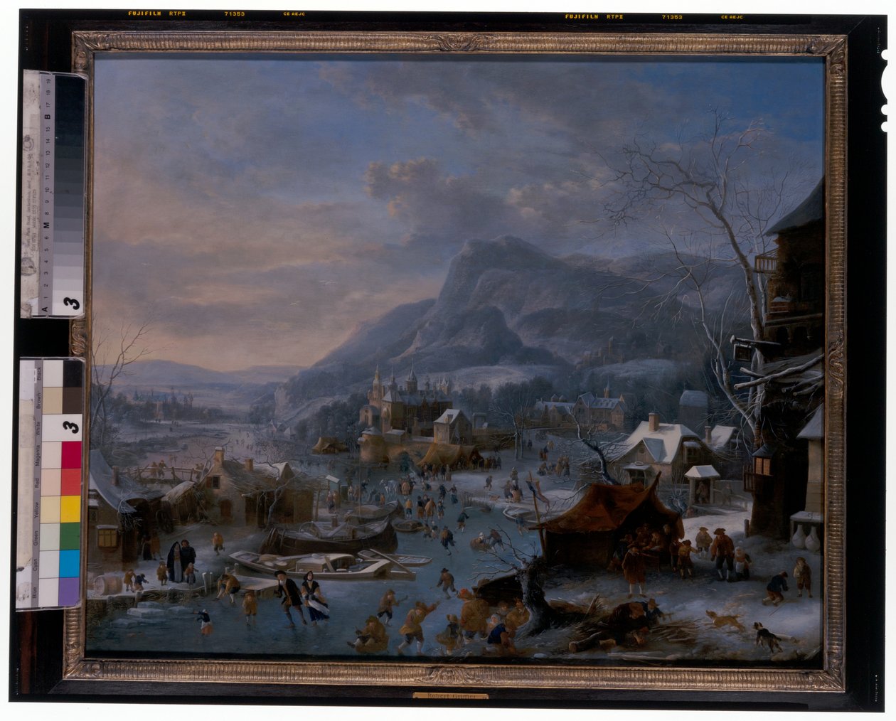 Winter: A Frozen Winter Landscape with Peasants