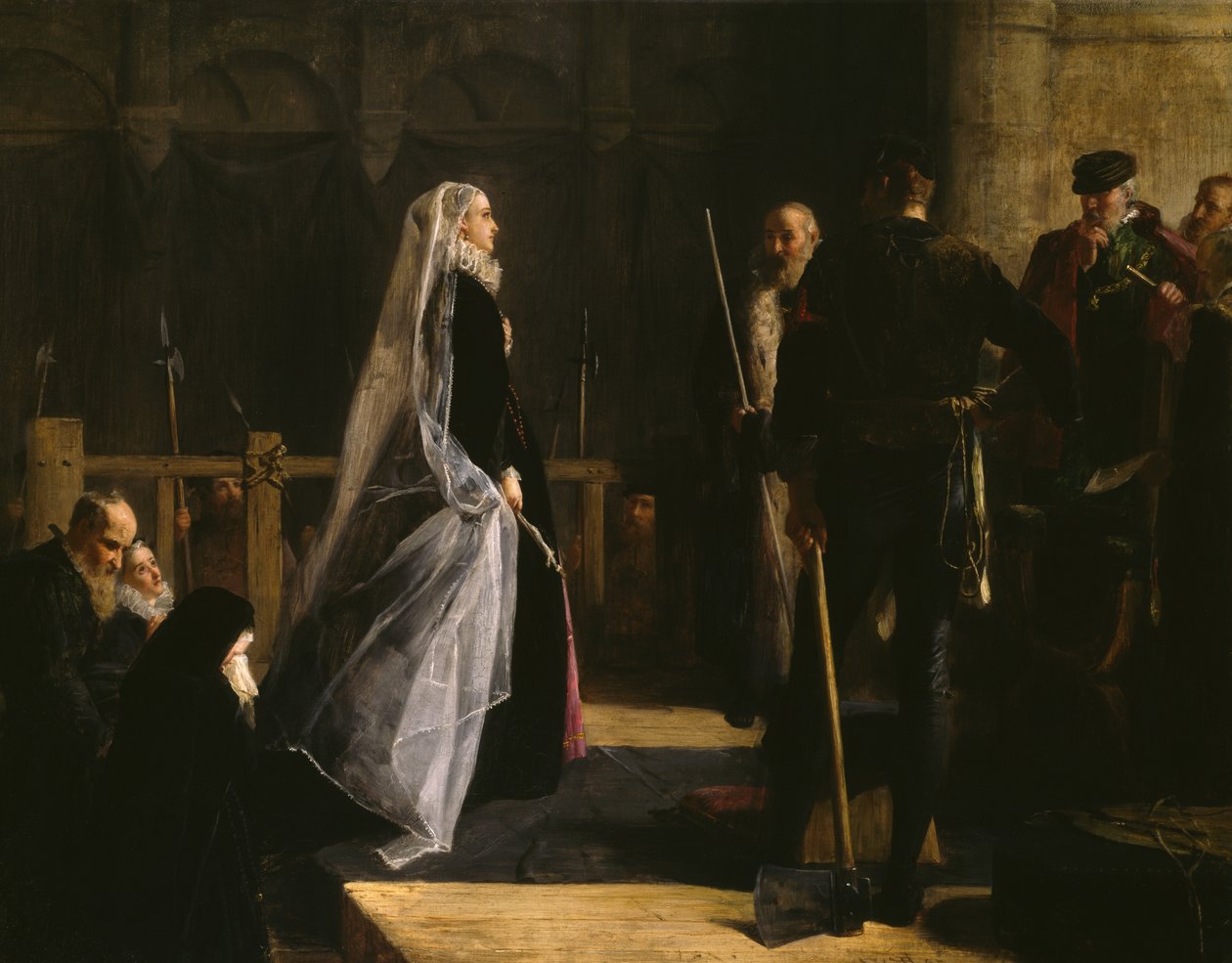 Execution of Mary (1542-87) Queen of Scots by Robert Herdman