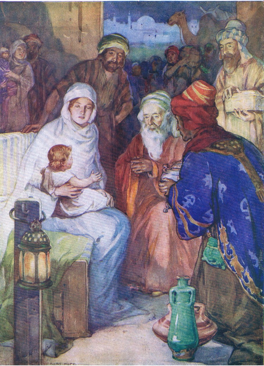The wise men of the East, from The Bible Picture Book published by ...