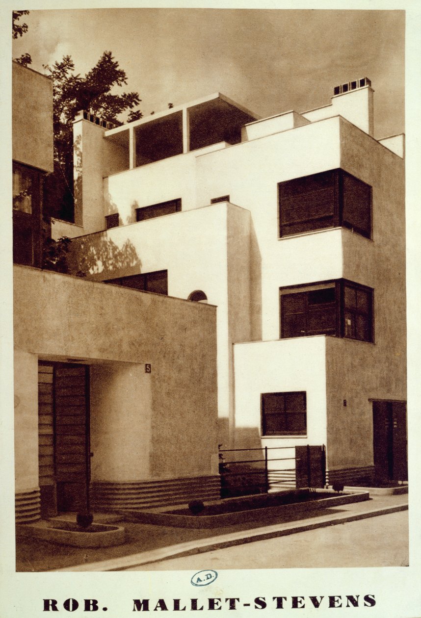 House on the Rue Mallet-Stevens, 16th Arrondissement in Paris
