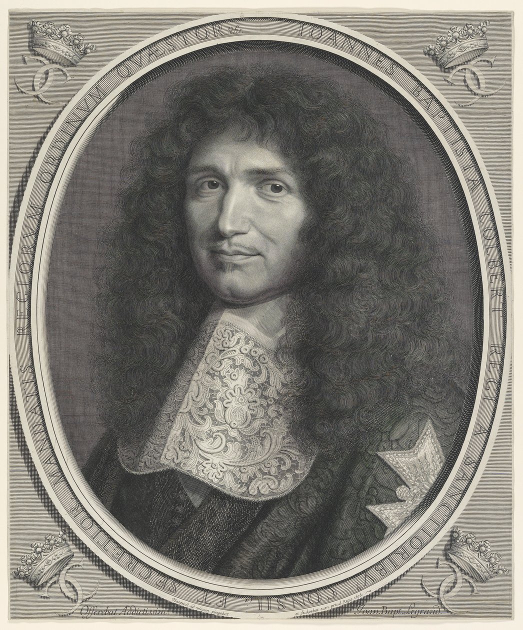 Jean Baptiste Colbert (1619-1683) by Robert Nanteuil