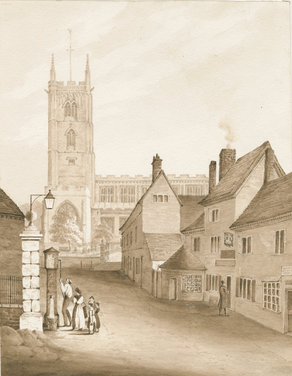 Wolverhampton - St. Peter's Church, 1838 by Robert Noyes