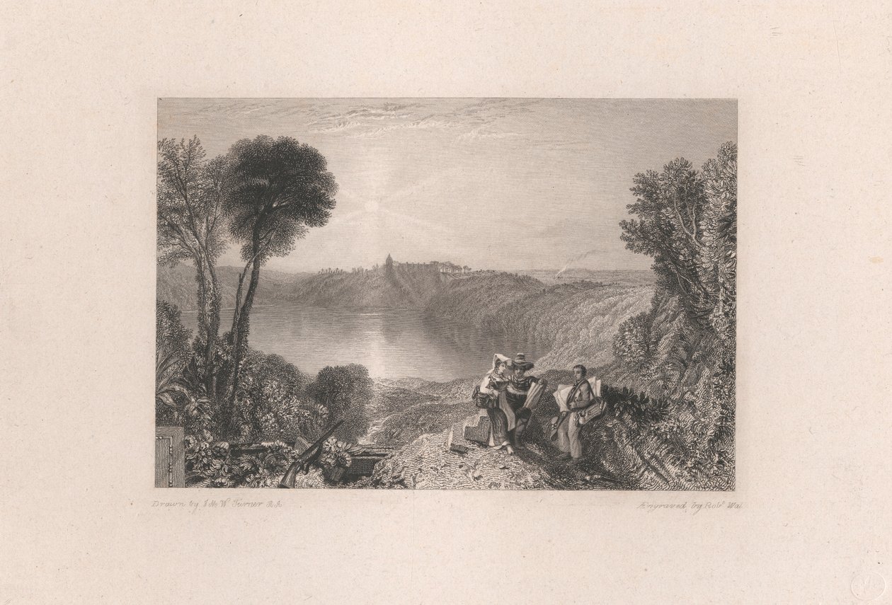 Lake Albano by Robert Wallis: Buy fine art print