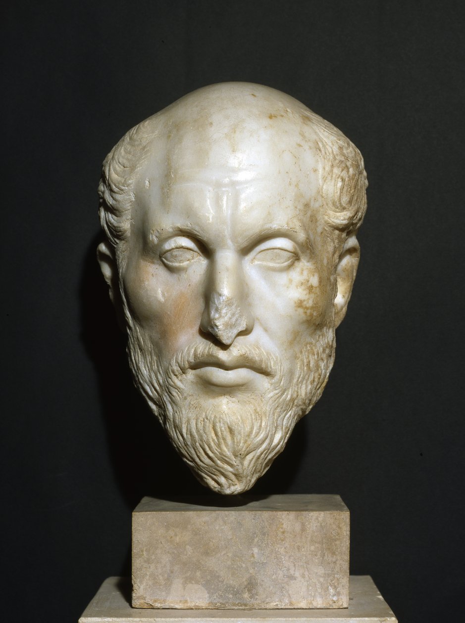 Bust of Plotinus by Roman: Highest-quality art reproduction