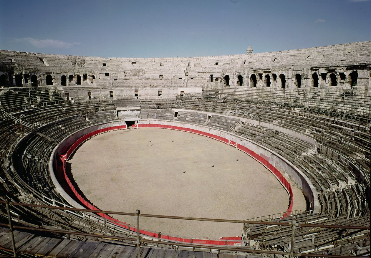Interior View of the Amphitheatre by Roman: Fine art print