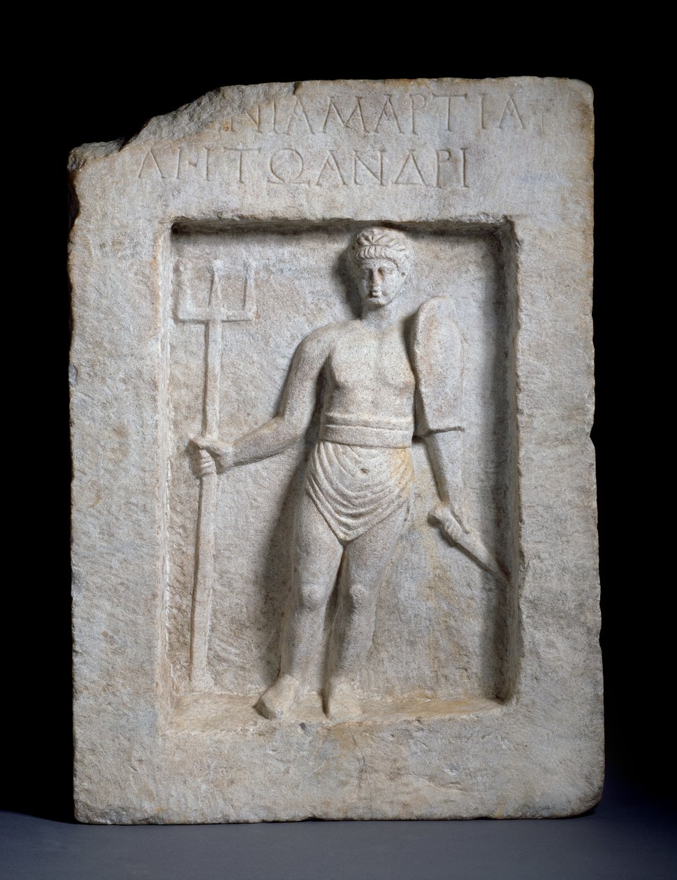 Relief of a Gladiator from Smyrna by Roman: Fine art print