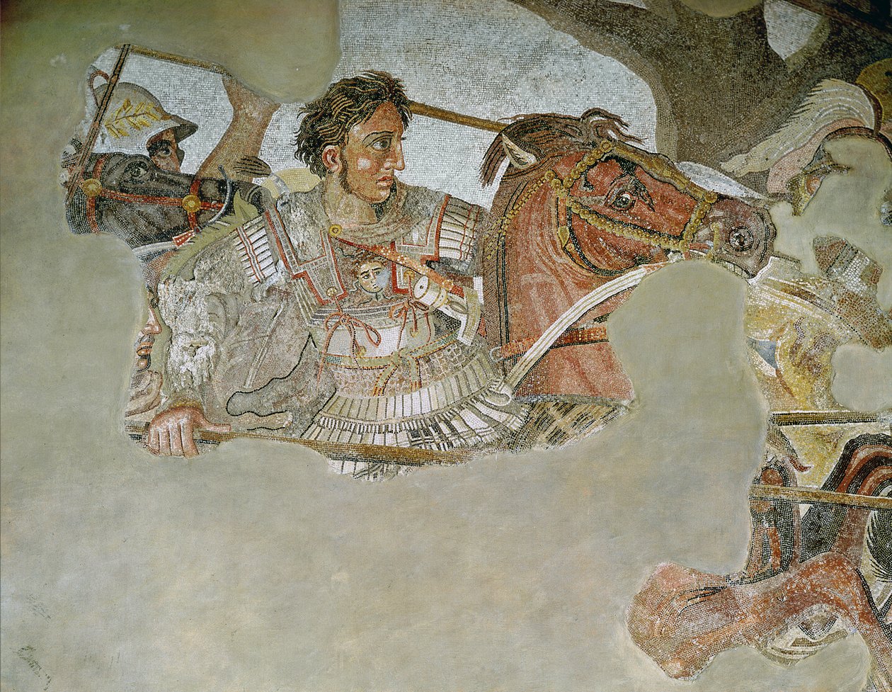 The Alexander Mosaic (detail) by Roman: Buy fine art prints