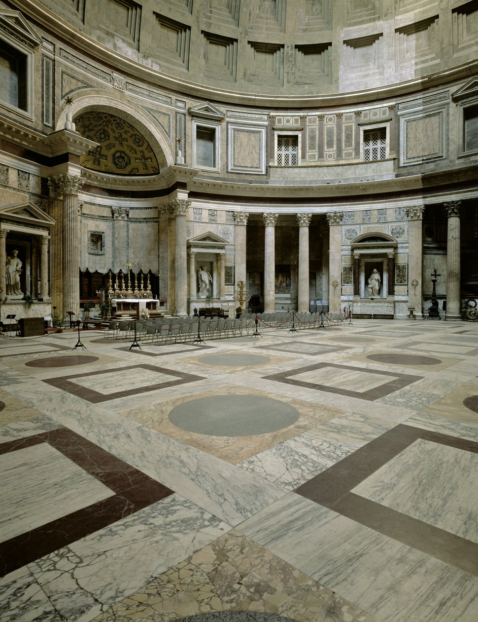 View of the Interior Looking Towards the High Altar by Roman