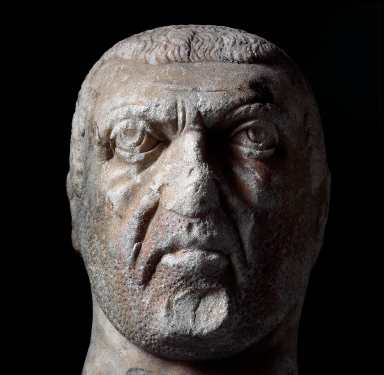 Bust of Diocletian, Roman Emperor, Marble Sculpture, Chieti, Museo ...