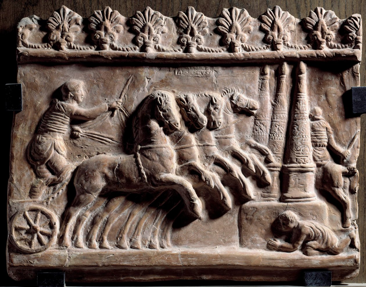 Campana Relief: Chariot Race and Circus Scene by Roman