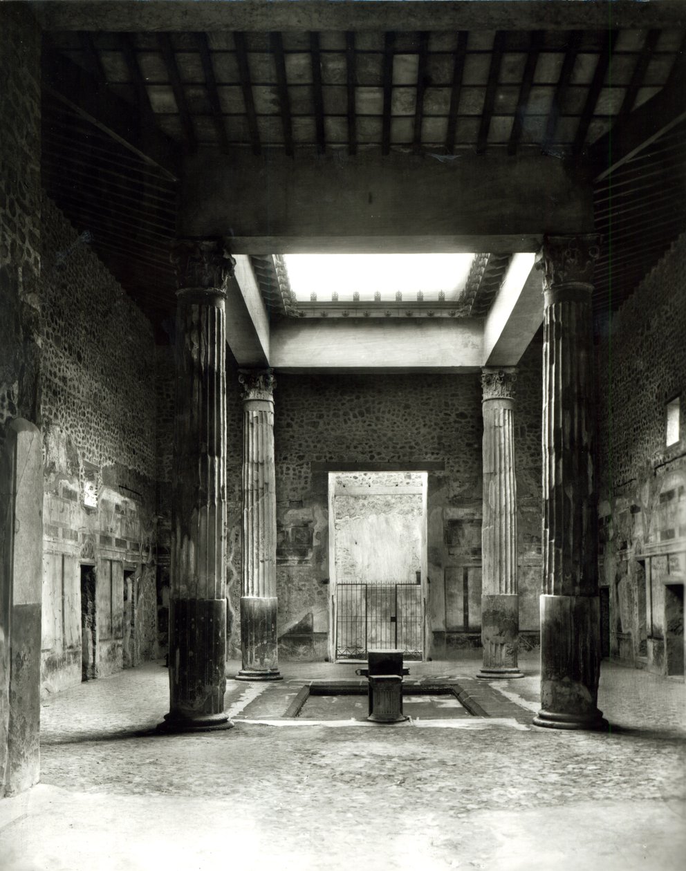 Impluvium in the House of the Silver Wedding by Roman