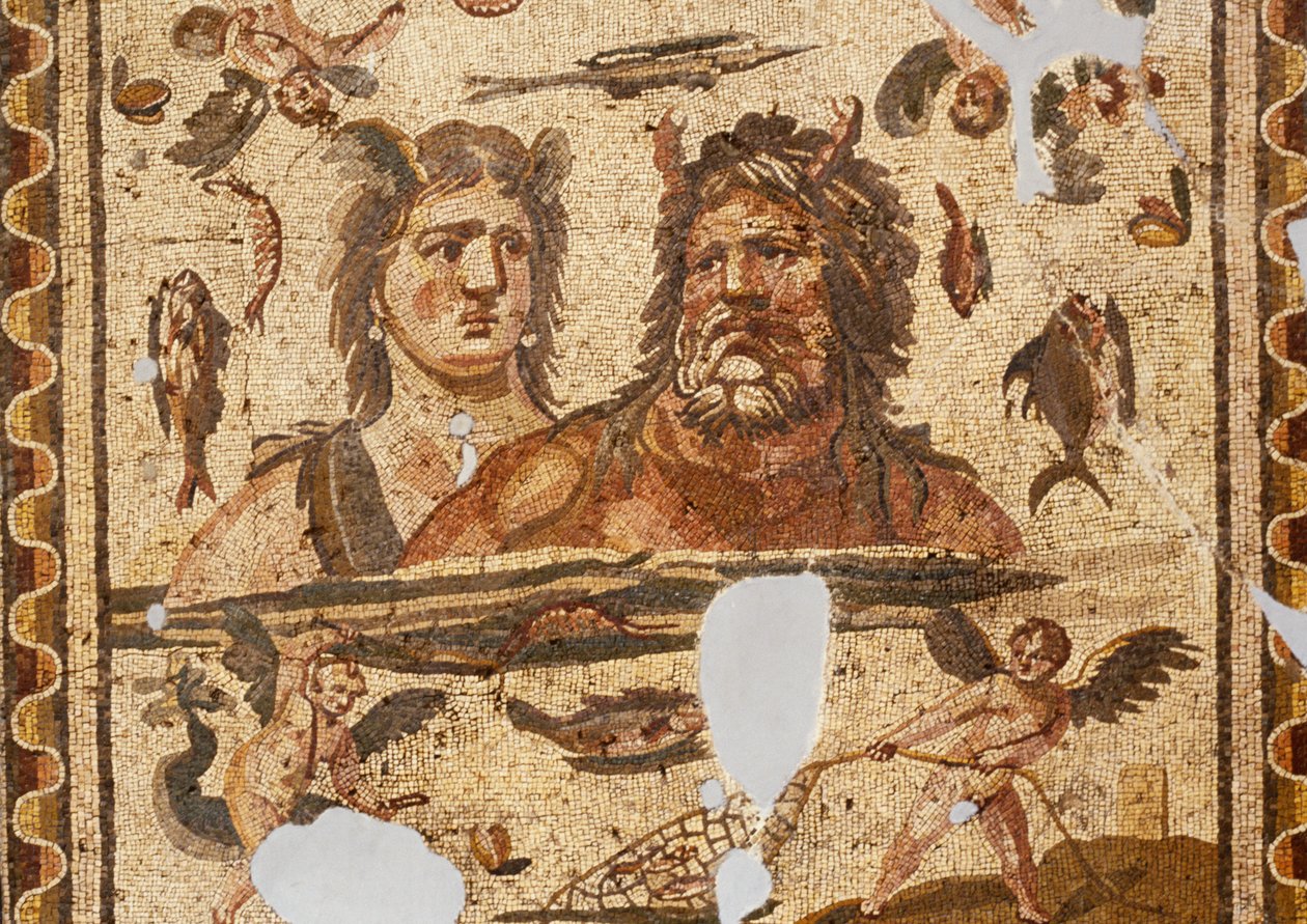 Oceanus and Tethys by Roman: High-quality fine art print