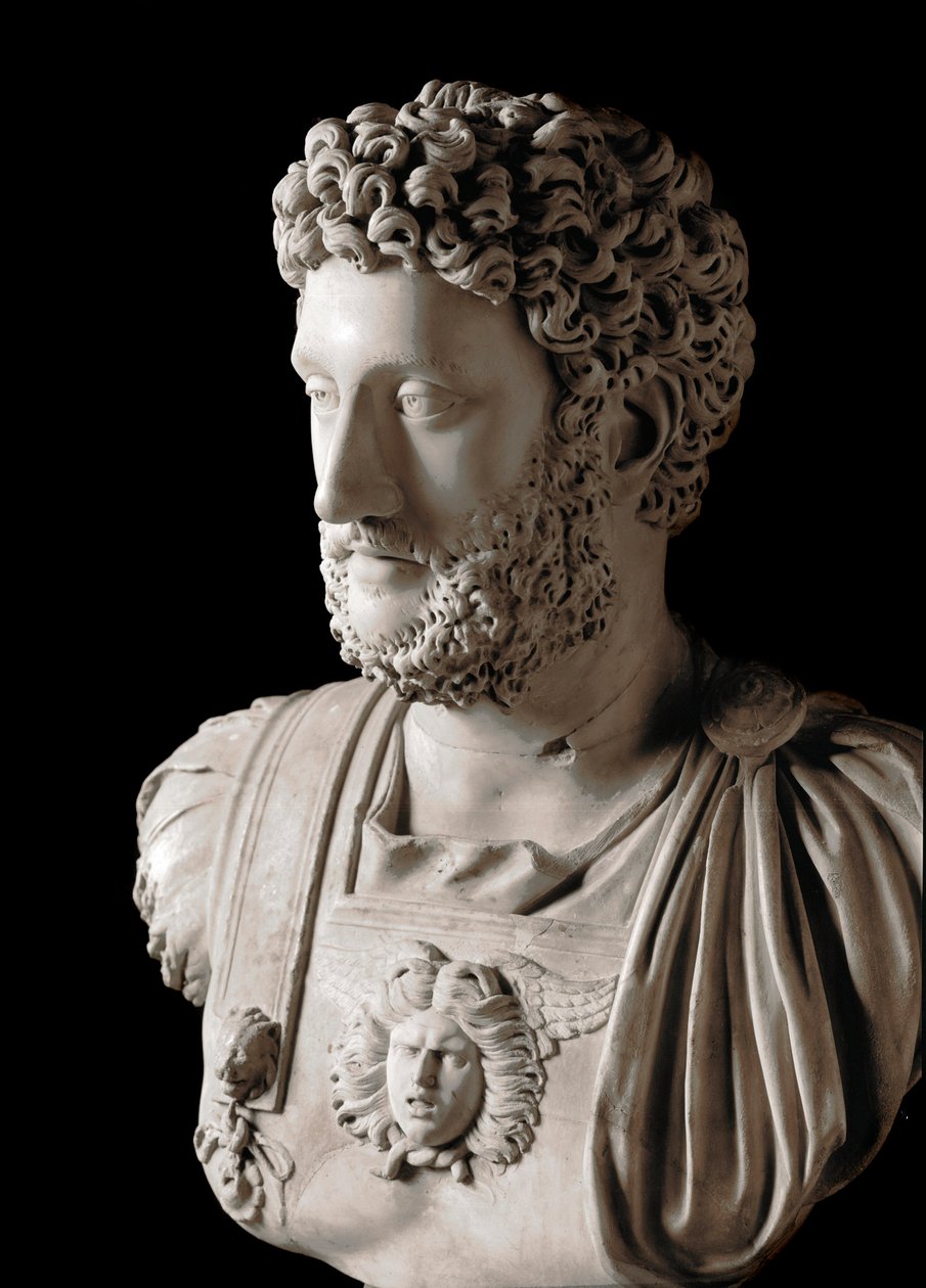 Roman Art: The Roman Emperor Commodus. Bust of marble. Musei Capitolini ...