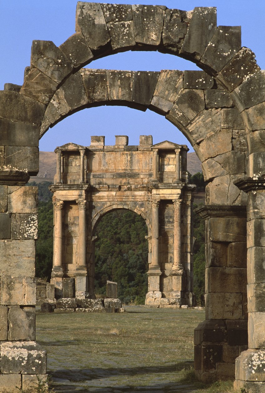 Triumphal arch built in honour of Emperor Caracalla, High Imperial Period