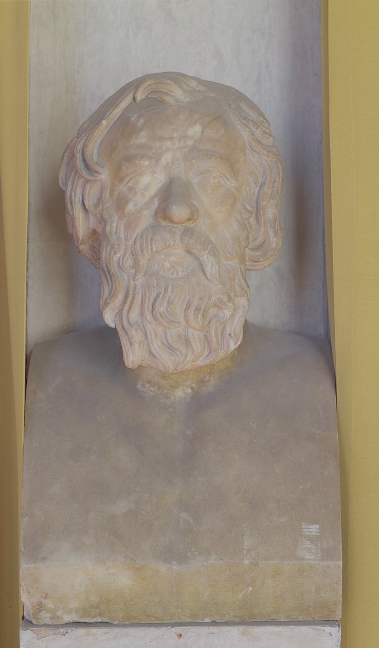 Bust of Socrates by Roman Roman: Buy fine art print