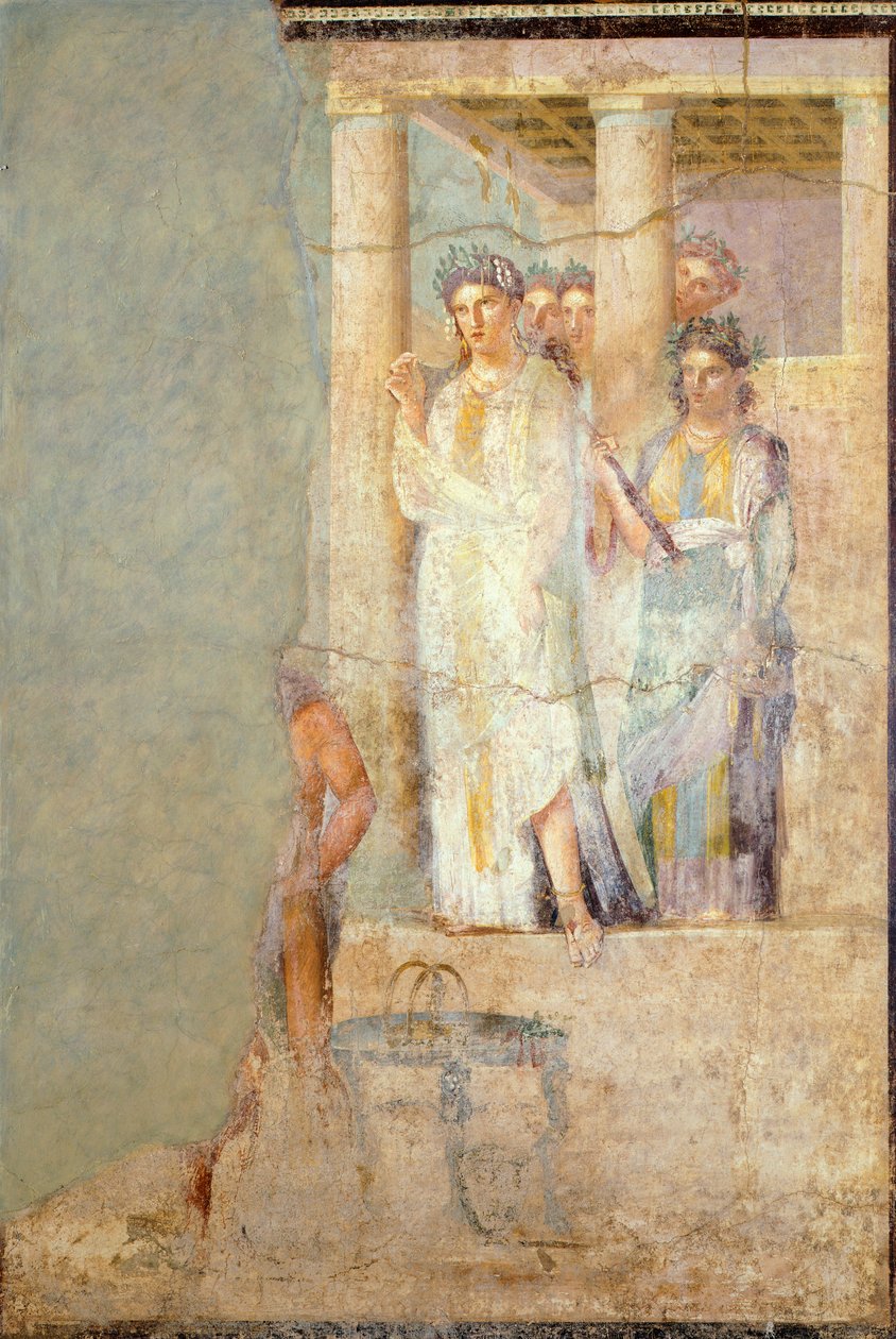 Fresco Depicting Iphigenia in Tauris from House of Caecilius Iucundus ...