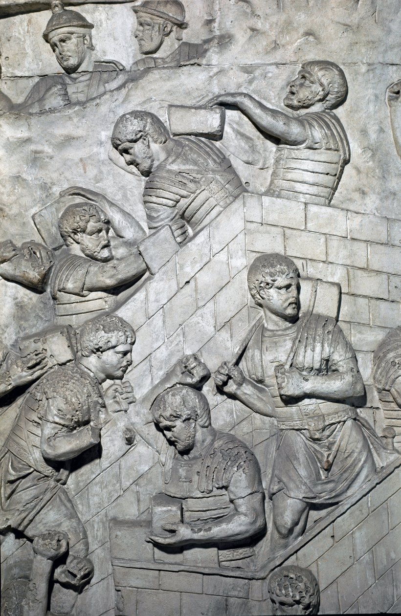 Construction of a Fort in the Roman Encampment (Mould of 1862)
