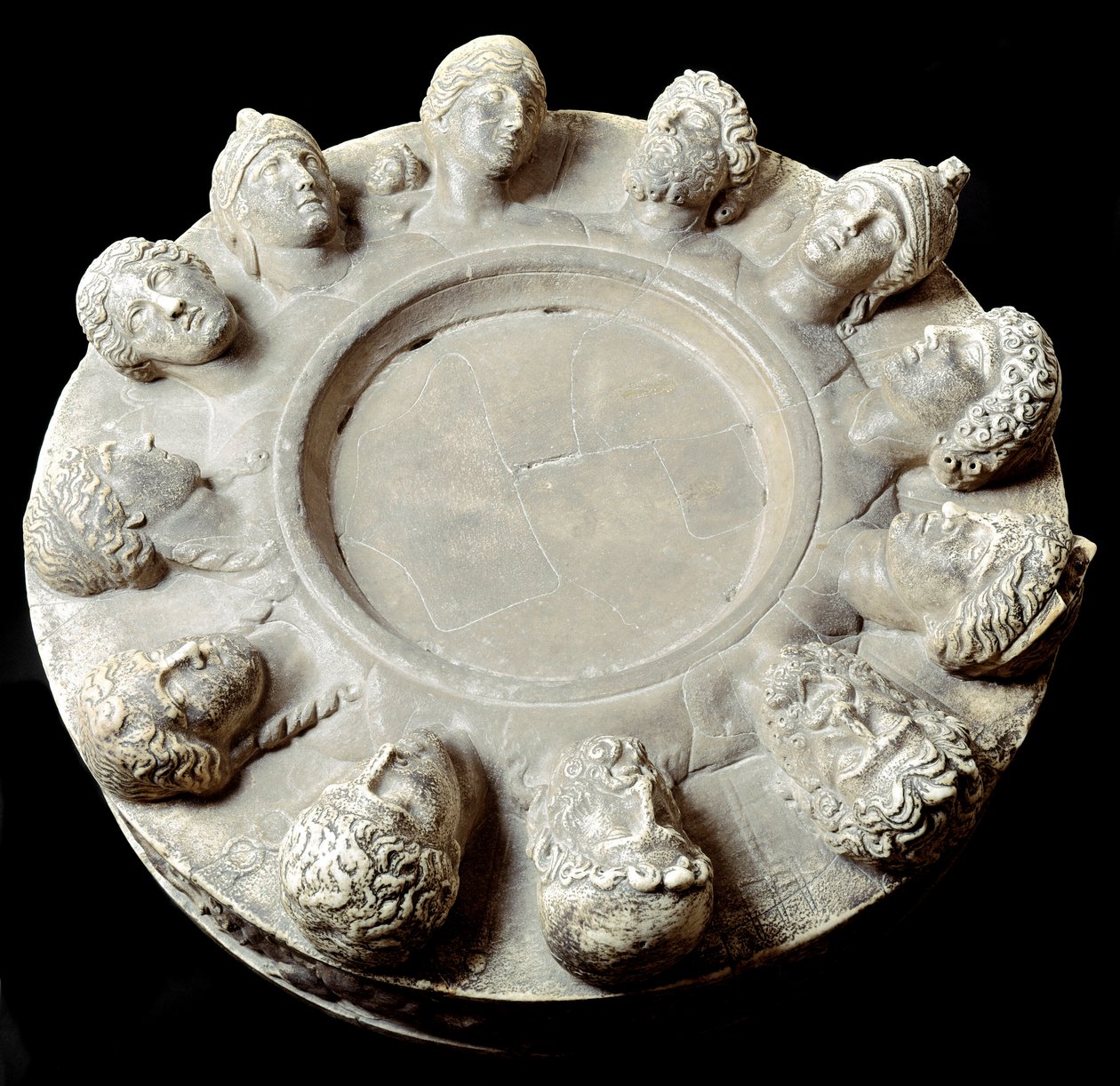 Roman Art: Marble Altar of the Twelve Deities of Olympus