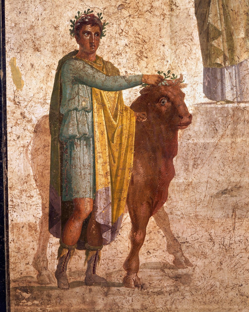 Fresco Portraying Jason and Pelias, from Pompeii