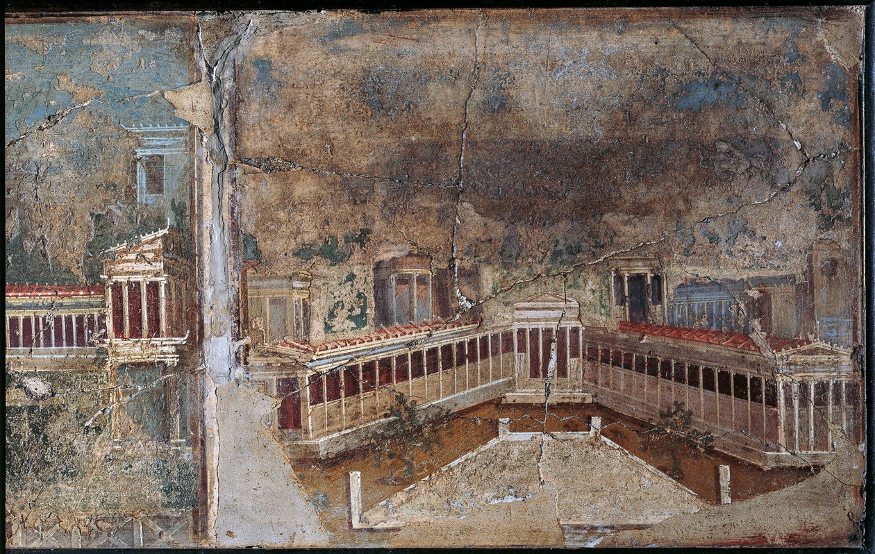 Third Style Fresco Depicting Architectural Landscape (detail)