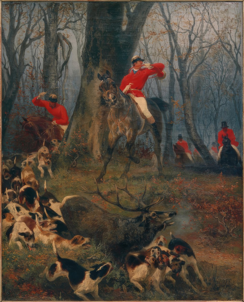 Parforce Hunt by Rudolf Carl Huber: Buy fine art print