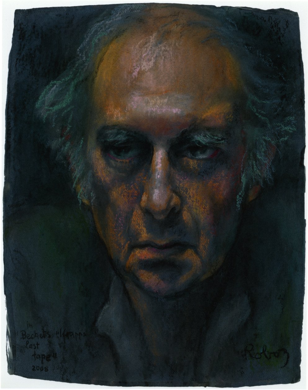 Harold Pinter in Krapp's Last Tape by Rudolf Eichstaedt