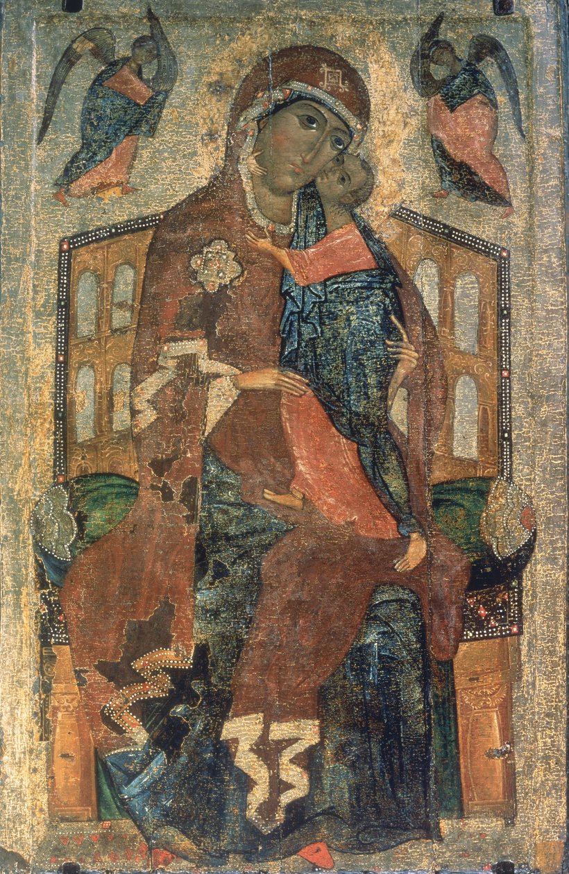 The Virgin of the Tolg, Yaroslavl School by Russian School