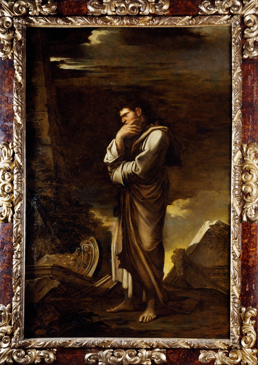 Marius meditating among Ruins of Carthage by Salvator Rosa