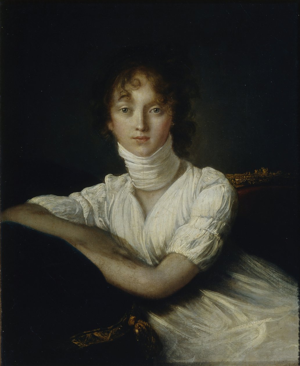 Portrait of Countess Varvara Petrovna Shcherbatova, née Obolenskaya ...