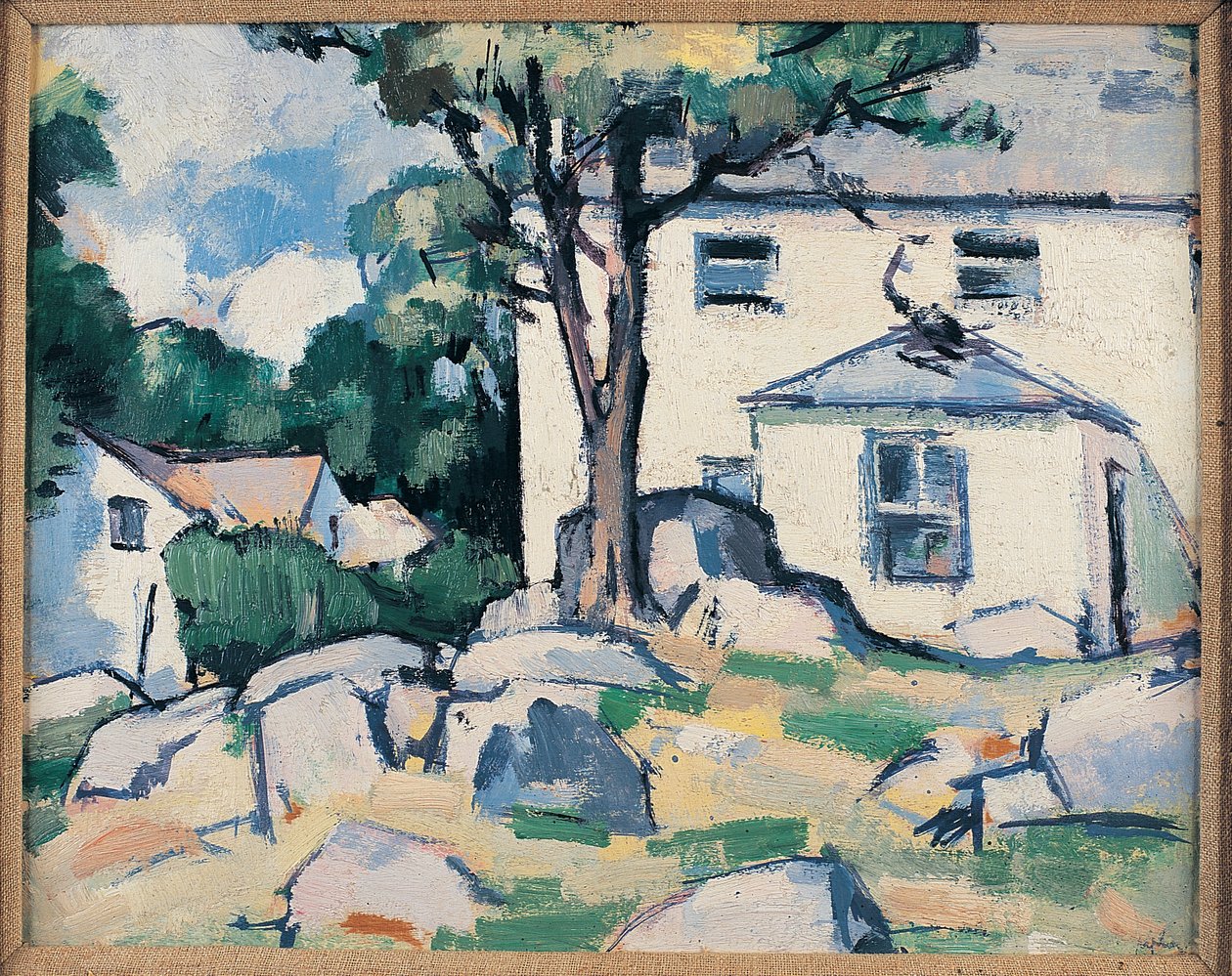 Landscape with House by Samuel John Peploe: Fine art print