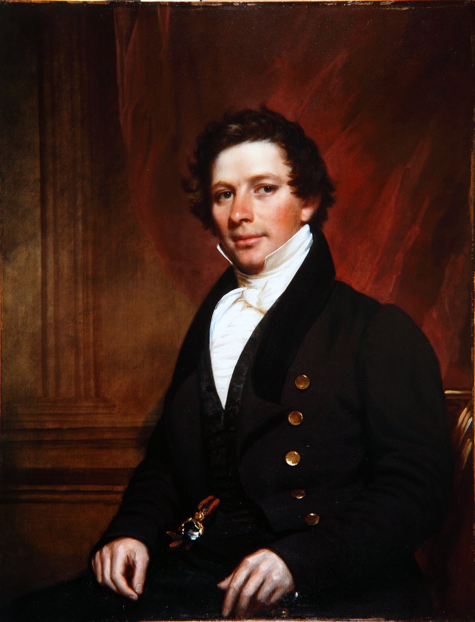 Portrait of Ashfield Ellis by Samuel Lovett Waldo