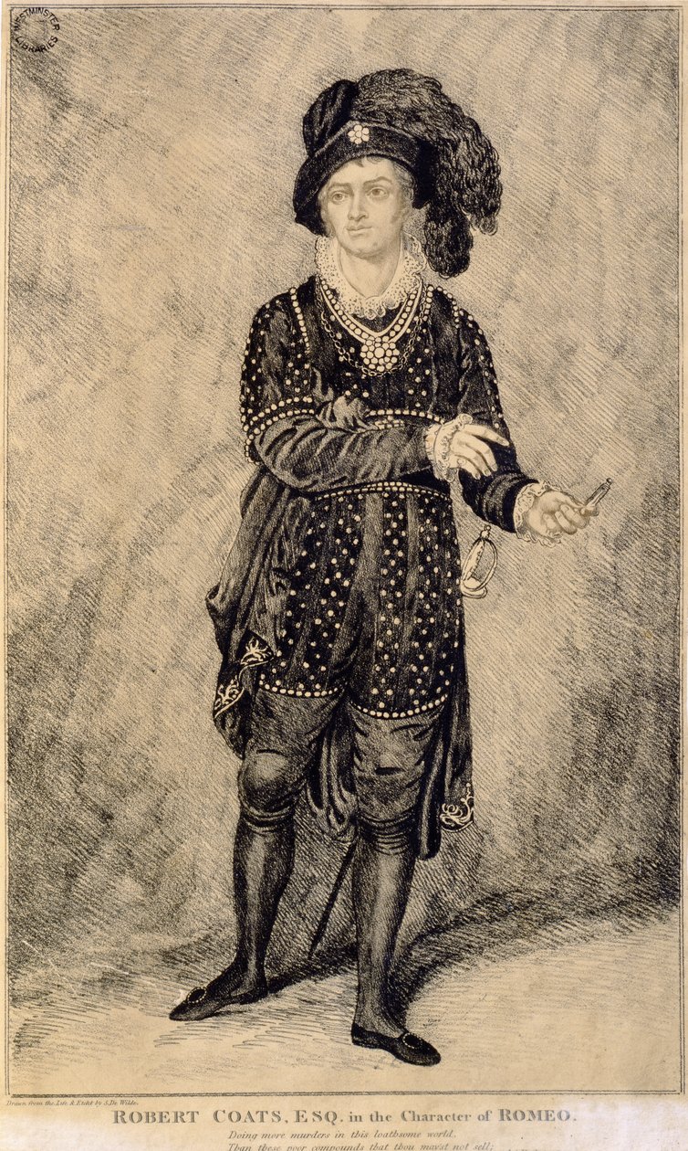 Robert Coats in the Character of Romeo by Samuel de Wilde