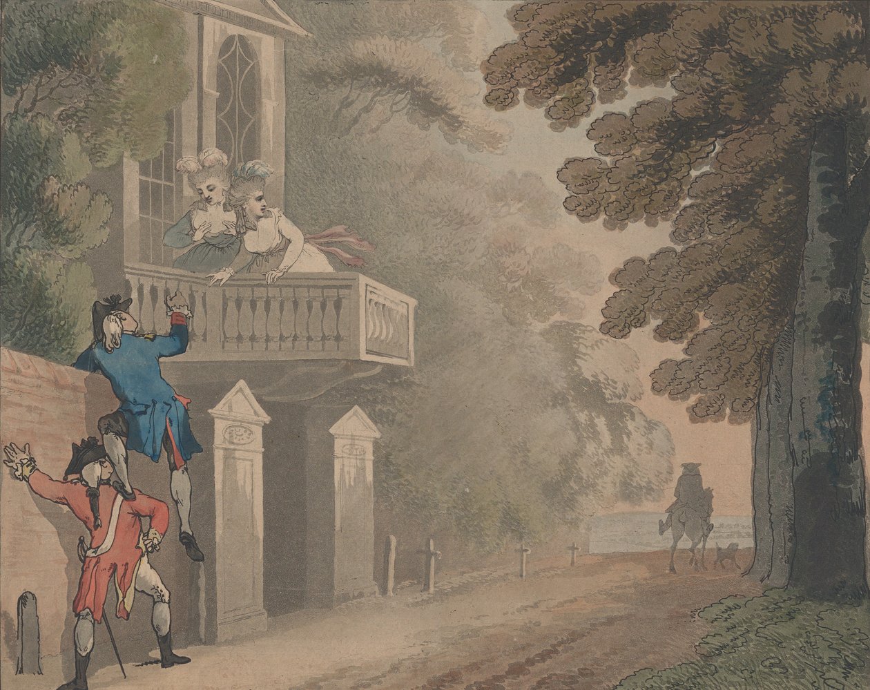 Art of Scaling, 1792 by Samuel Alken: Buy fine art print