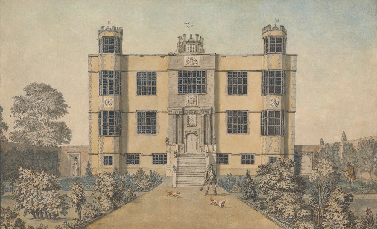 Barlborough Hall, near Chesterfield, Derbyshire: the Main Front of the Hall