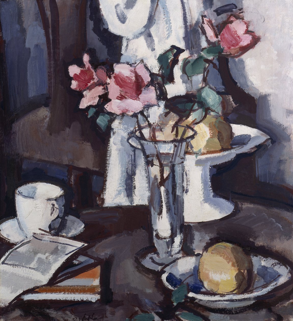 Still Life with Red Roses, c.1931 by Samuel John Peploe