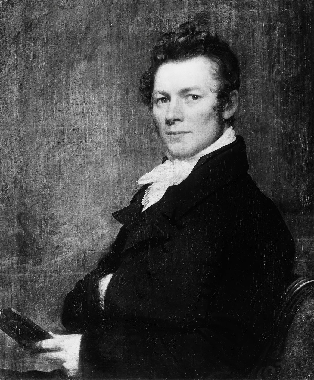 Portrait of a Man by Samuel Lovett Waldo: Fine art print