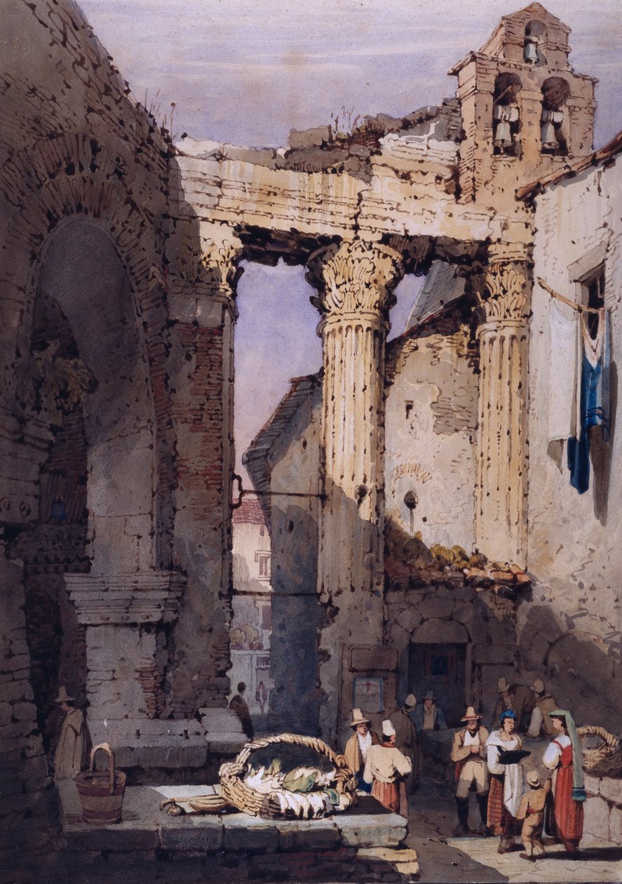 The Temple of Mars Ultor by the Forum of Augustus