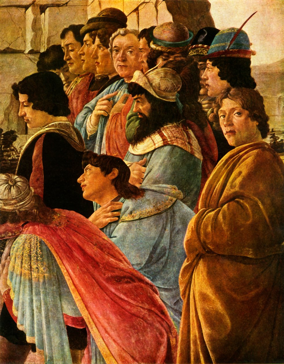 Adoration of the Magi (Detail) by Sandro Botticelli